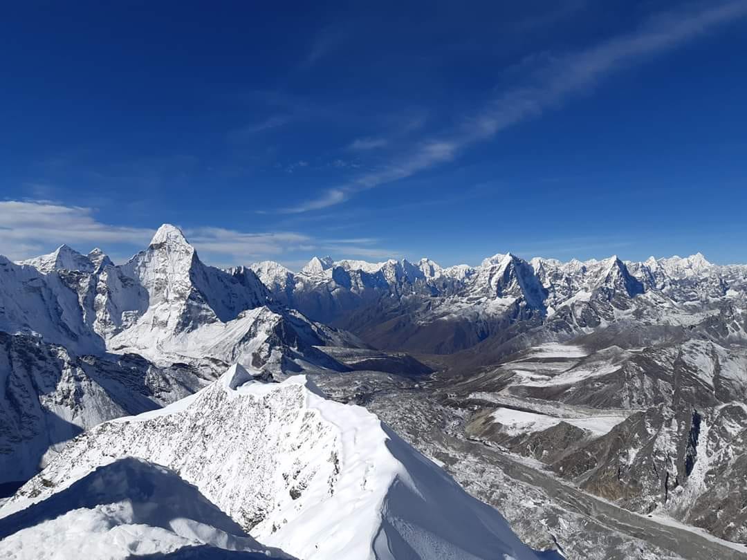 Top six trekking peaks in Nepal. Island peak (6,189M) In Everest Region ...