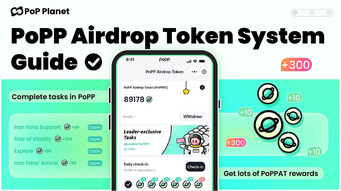Hurry up! Claim Your PoPP Airdrop Token | by PoPP | Medium
