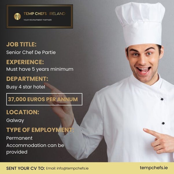 Ireland’s fine dining chef. In Ireland, becoming a fine dining chef ...