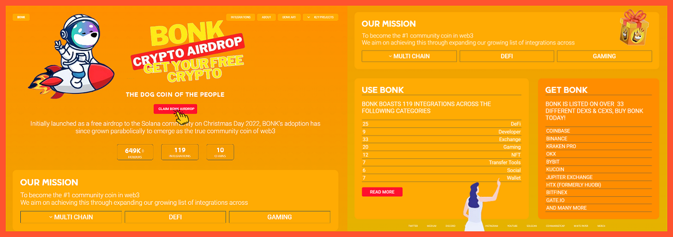 Prepare for the Bonk Crypto Airdrop - A Playful Revolution | Medium