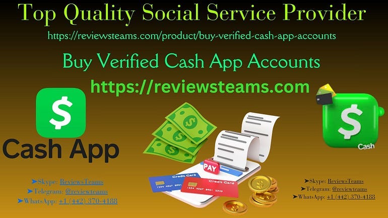 Sell $100 — $250 Buy Verified CashApp Accounts | by Buy Verified Cash ...