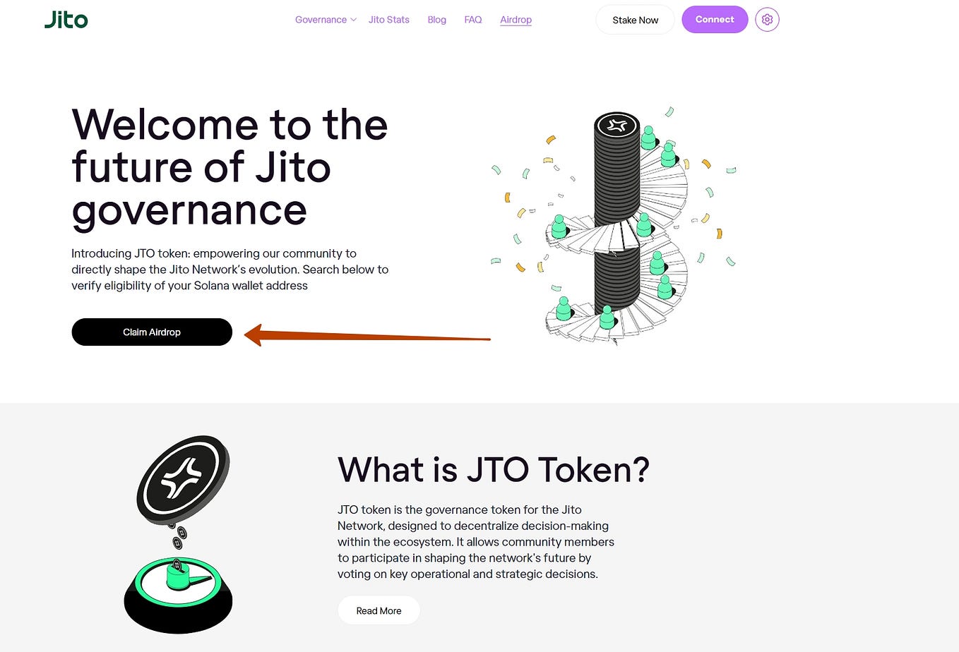 JITO NETWORK Airdrop Tutorial: CLAIM 150 IN $JTO Coin FOR EVERYONE ...