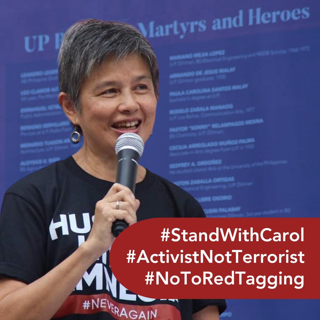 Message of BAYAN Chair Emeritus, Carol Pagaduan-Araullo at the Tribute ...