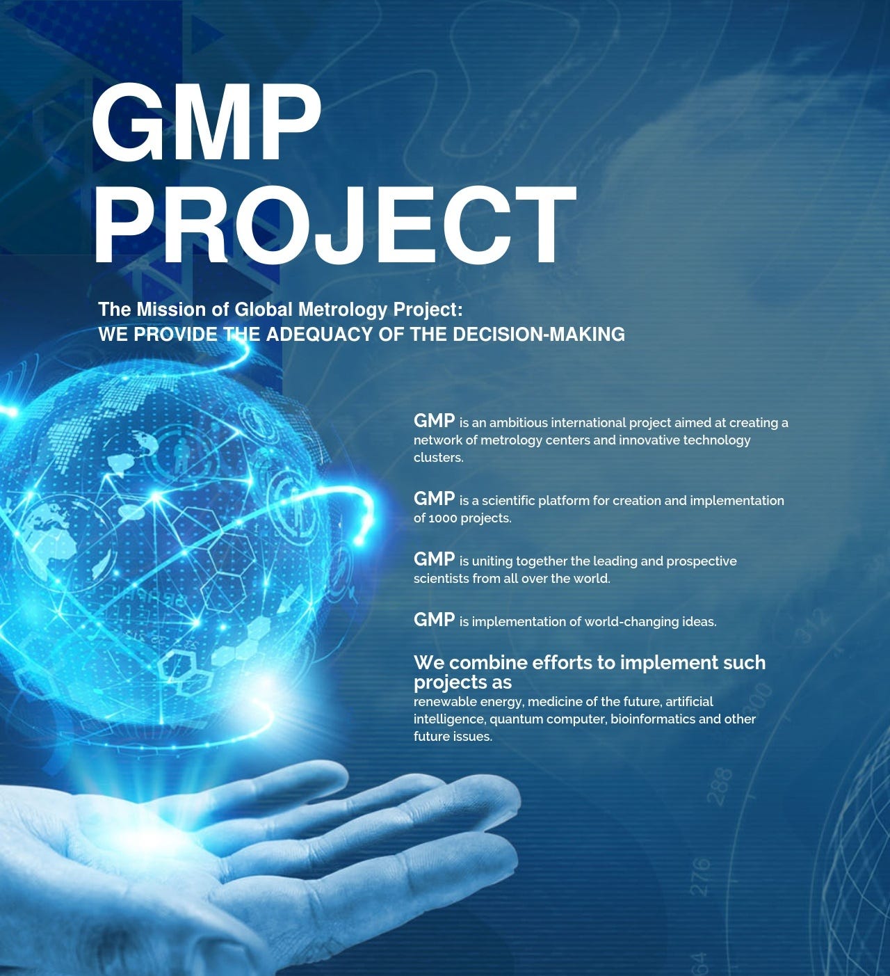 ABOUT THE PROJECT. GMP — THE GLOBAL METROLOGY PROJECT | by GMP Project ...