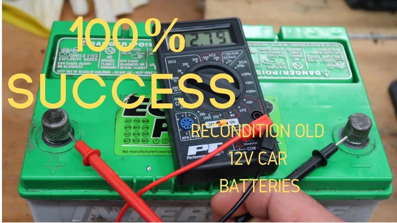 You Can Easily Recondition & Reuse Your Old Batteries Instead Of Buying ...