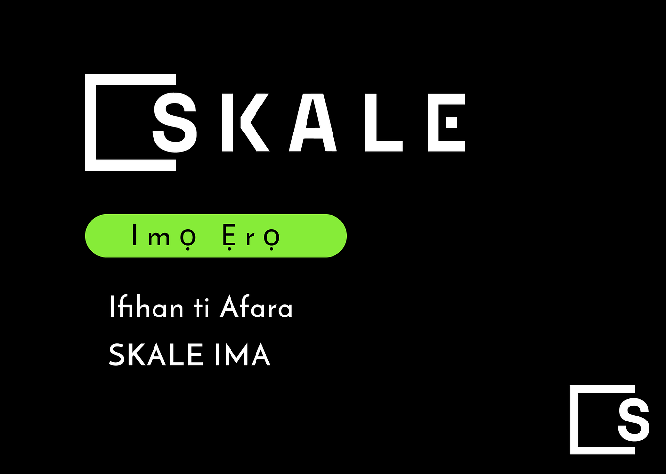 Ayanlaayo Ibojuwehin Osu kejila ti Agbegbe Awọn Aṣoju SKALE | by ...