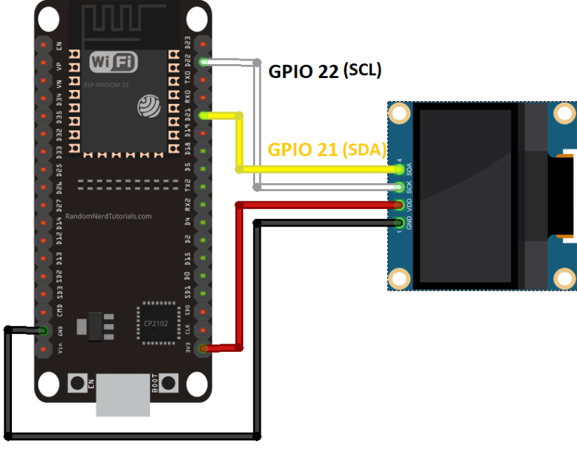 ESP32 — Display Temperature and Humidity in OLED with DHT11 | by ...