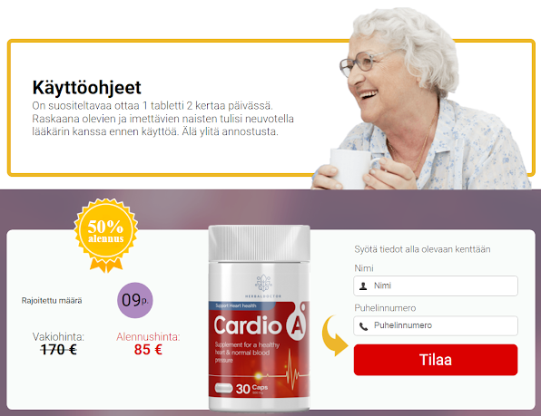 Cardio A: kapseli, Hinta, Pillerit, tabletti, arvostelut, Ainesosat ...