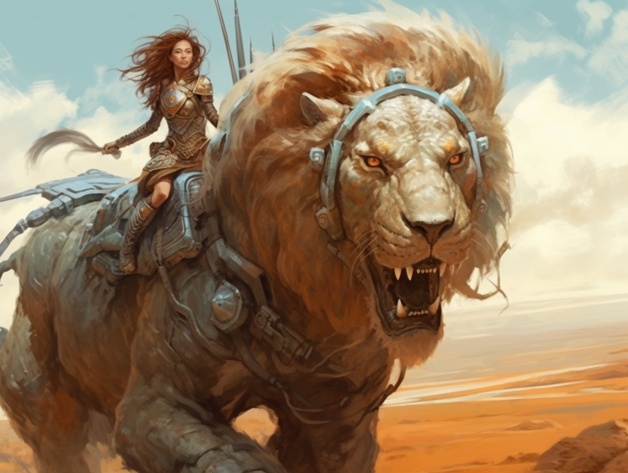 Female Were Lion Warrior