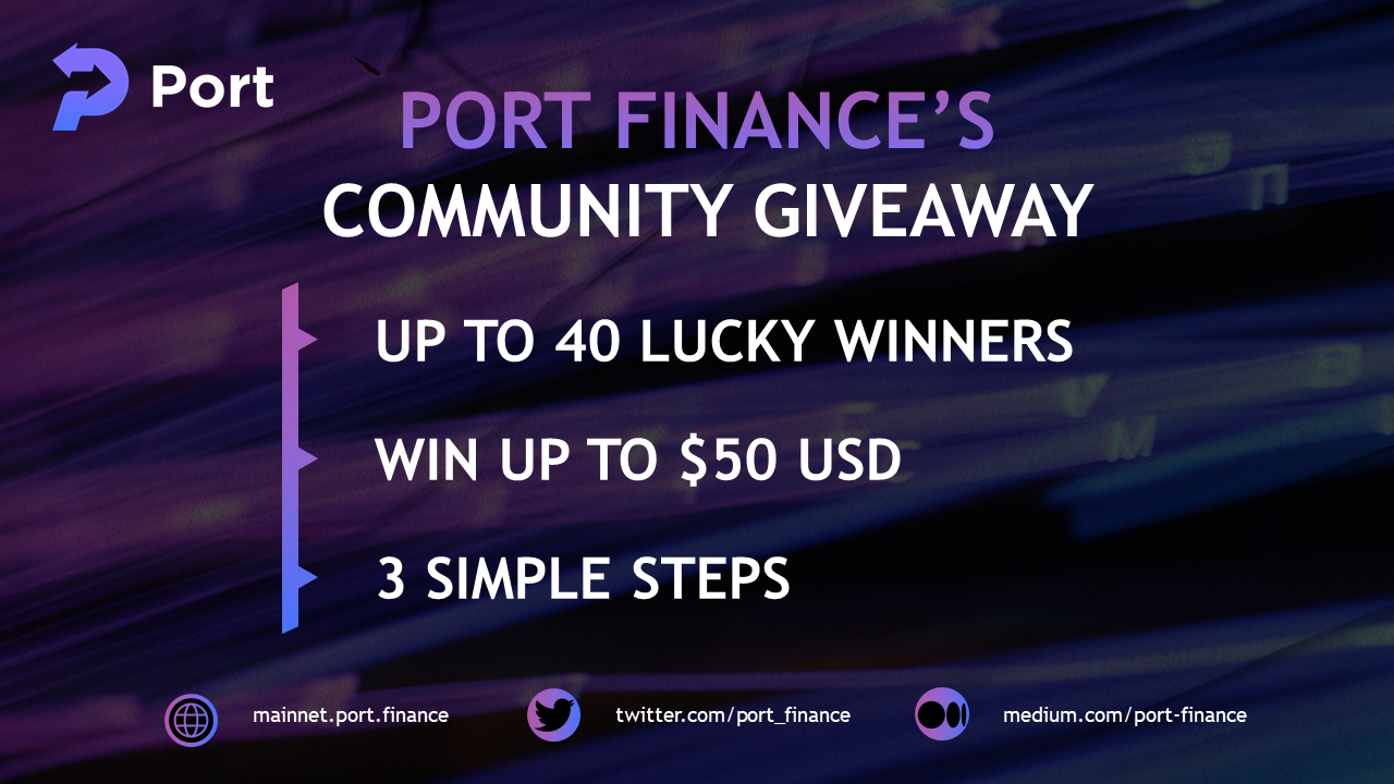 Port Finance Seed Round Closed. With support from various reputable ...