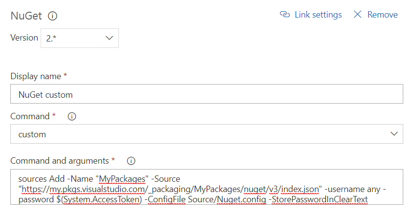 Running Docker builds with private Nuget repositories using Service Containers | by Christopher ...