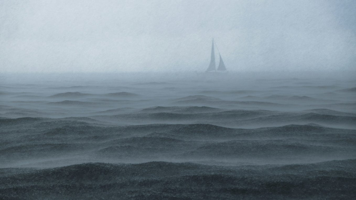 Sea Story Chapter 6: The Sail Jibes | by Kenneth LaPensee | Jan, 2025 ...