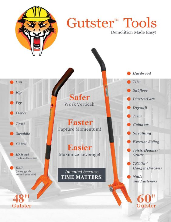 Best Demolition bars - Gutstertools - Medium