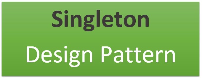 Singleton Design Pattern (Tasarım Örüntüsü) | by Metin Alnıaçık | Medium