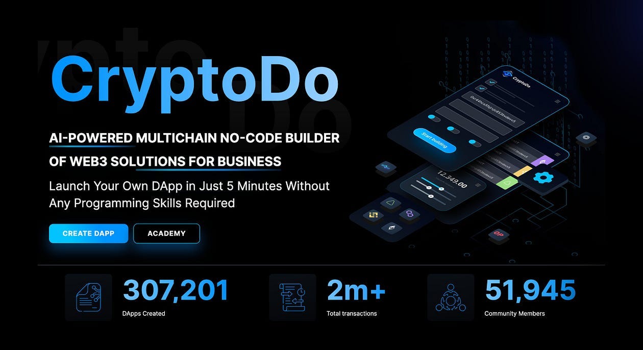 CryptoDo: A No-Code Platform for Easy Smart Contract Creation | by 1Ahm3df | Medium