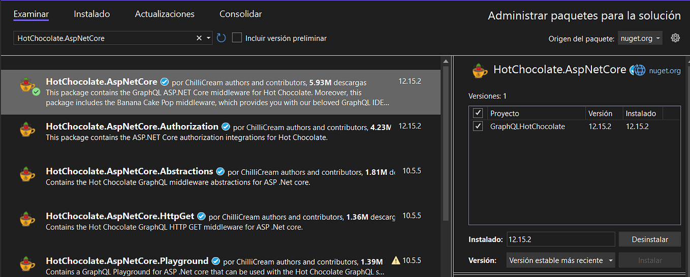 Consuming a GraphQL api using .NET Core and GraphQL.Client NuGet package | by Hardik Goel | Medium