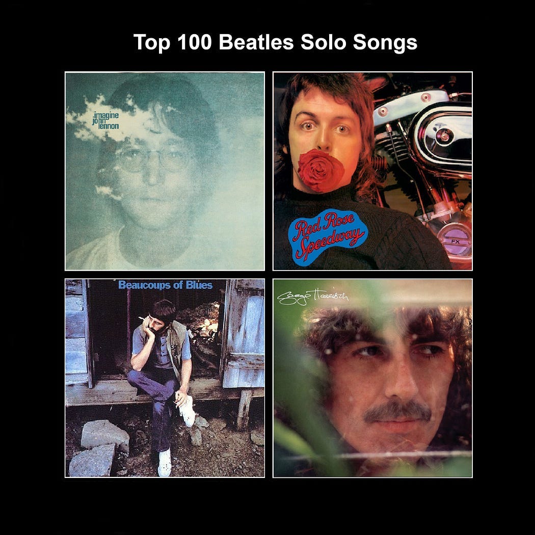 Top 100 Beatles Solo Songs (Part 2, 90–81) | by Emily Ayers | Nov, 2024 ...