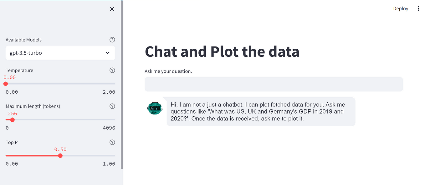 Chat with and visualise your data — Part II | by Georgios Giasemidis ...