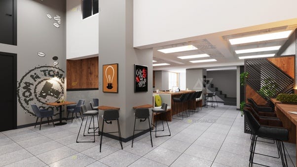 What materials and textures work best in modern café interior ideas ...