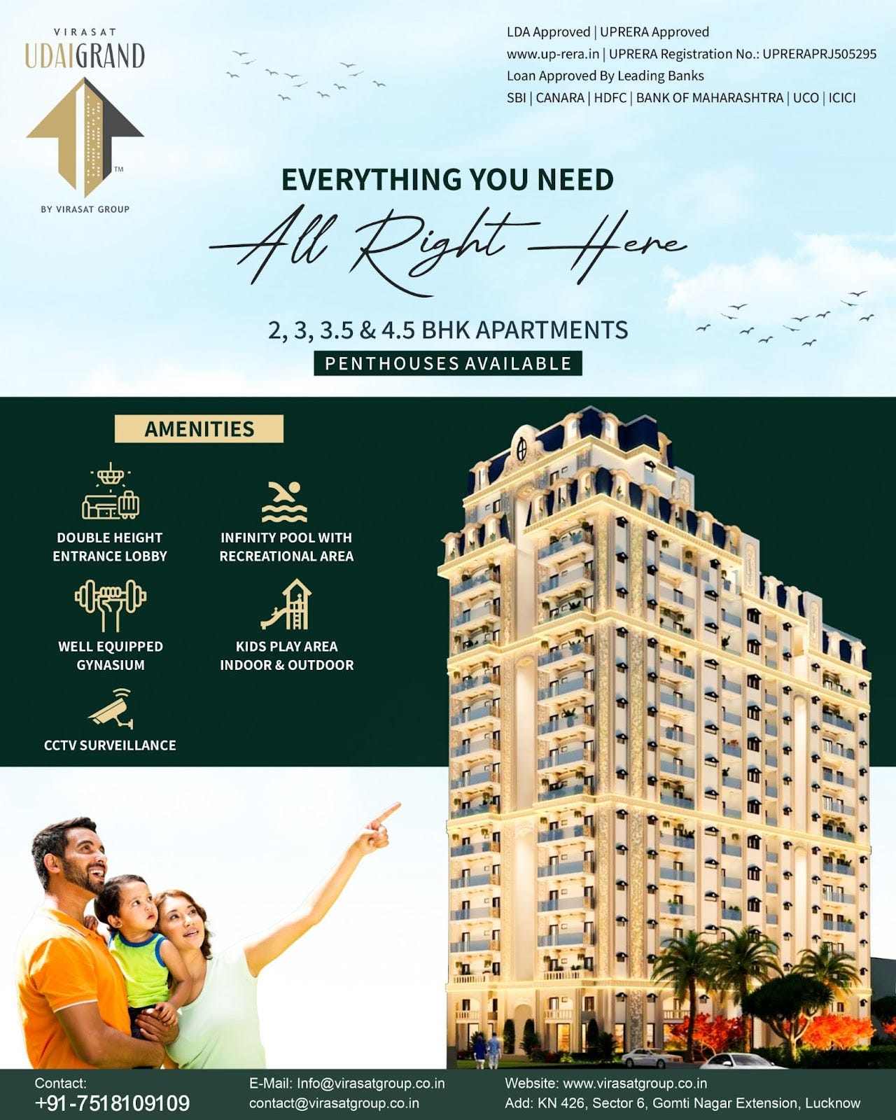 Virasat Udai Grand-Best Luxury Flats 3–6 BHK In Lucknow | by Virasat ...