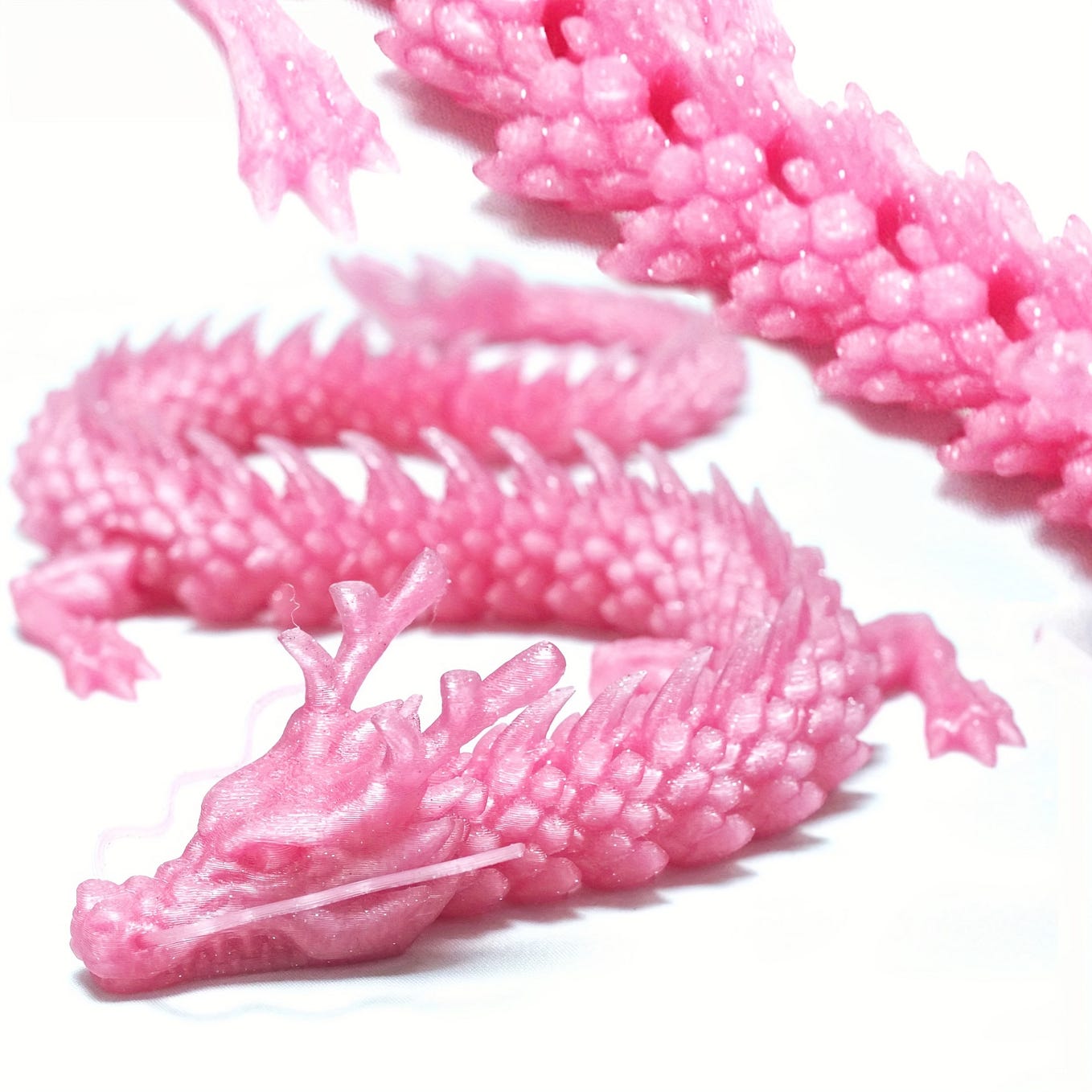 UpUns 17.72inch 3D Printed One-piece Chinese Dragon, All Joints Can ...