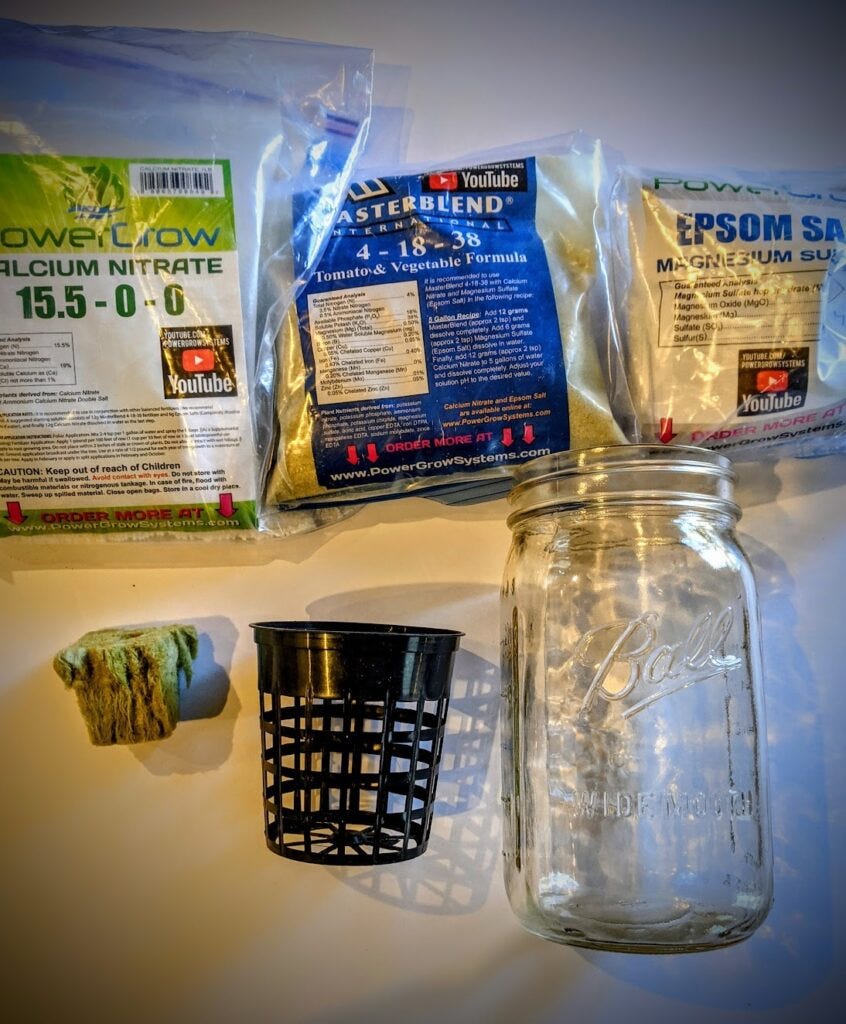 How to Build a Simple Kratky Hydroponic System | by Nevillekw | Medium