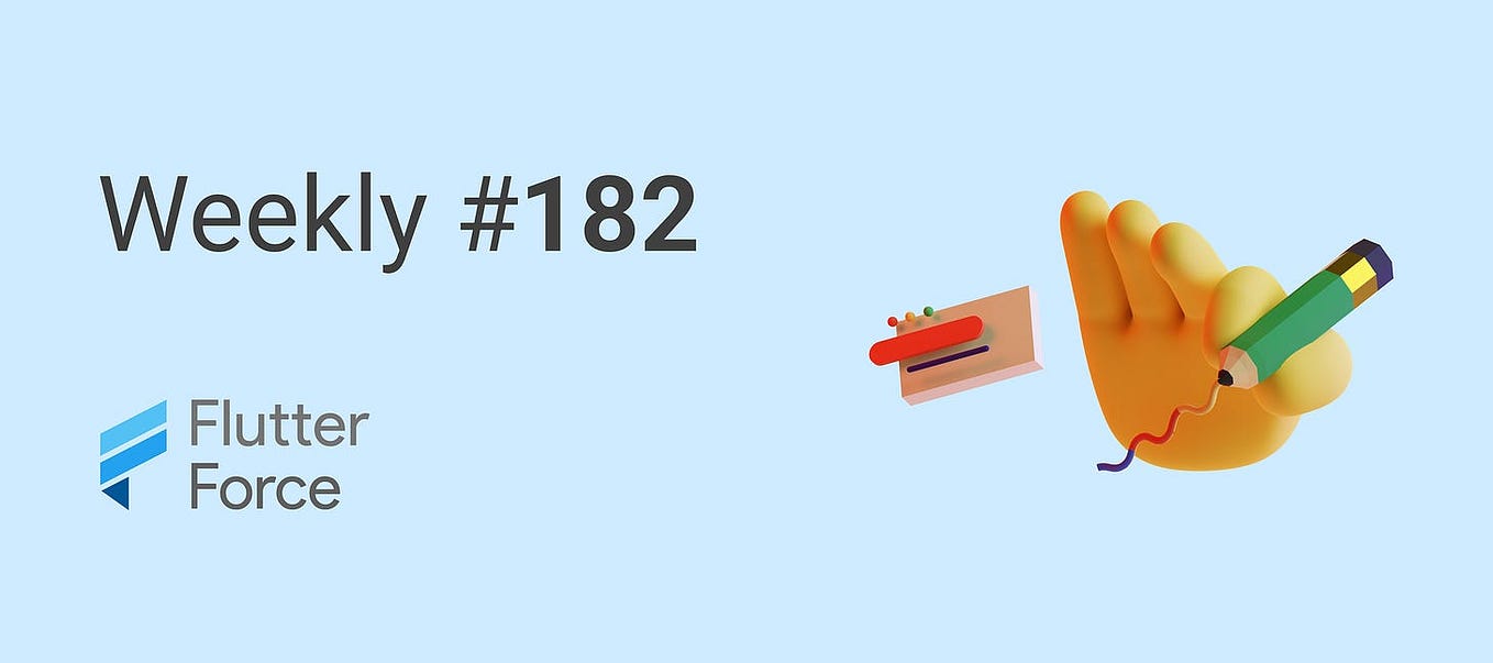 Flutter Force Weekly — 183. Your hub for all things Flutter… | by Ümit ...