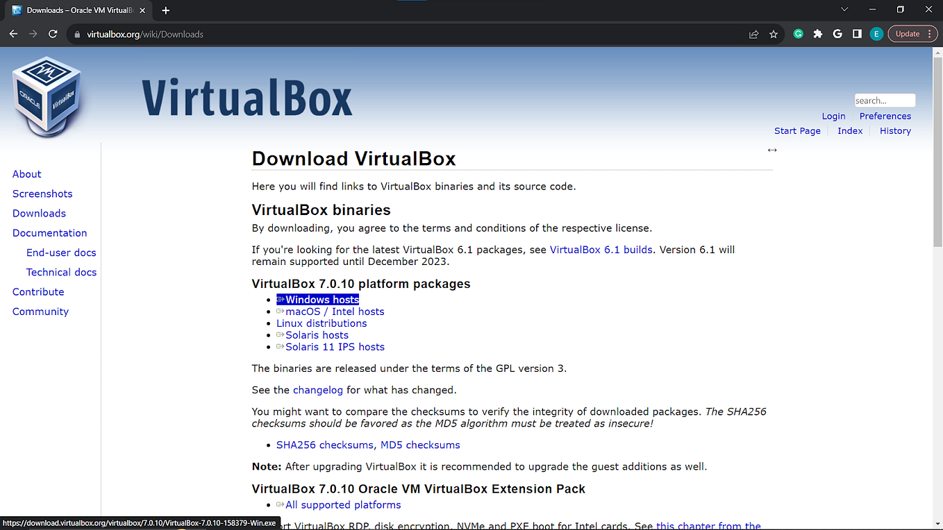 How to Download and Install the Oracle VM VirtualBox on Windows 10 | by Efam Harris | Medium