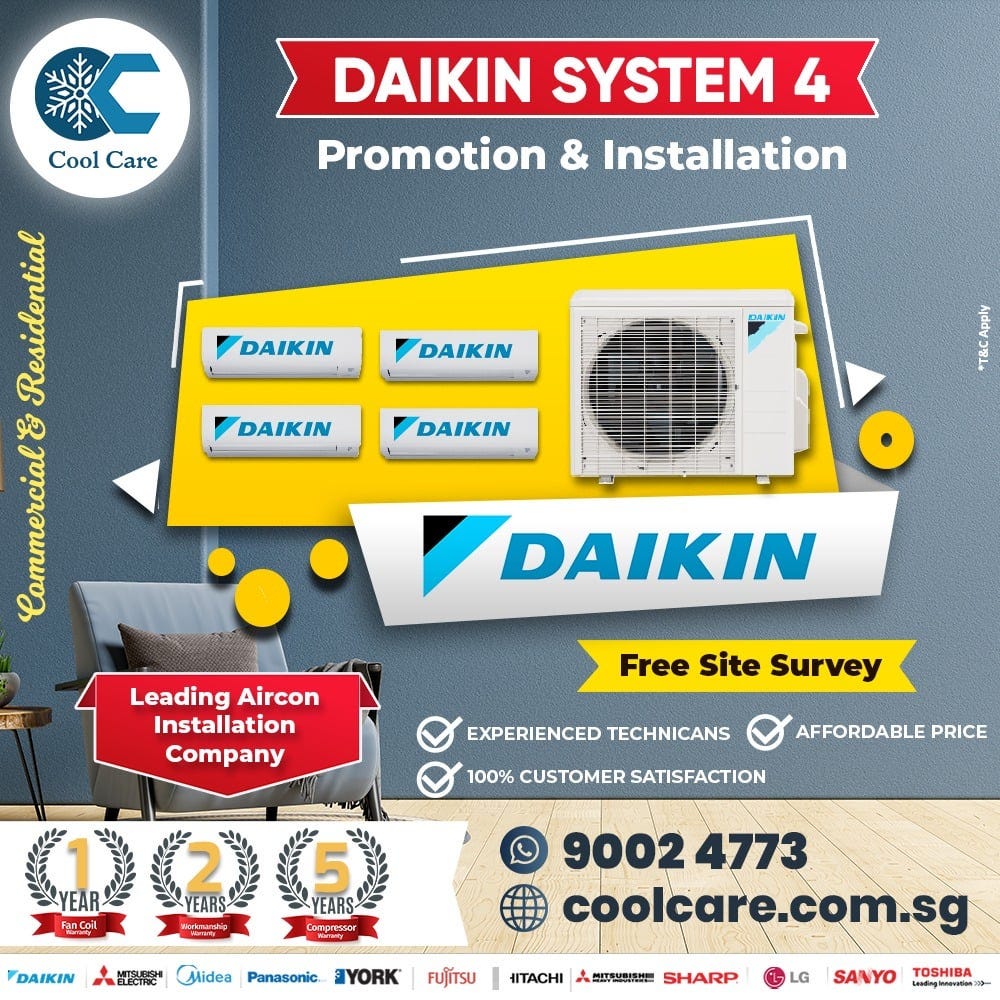 Daikin Aircon | Daikin aircon Promotion Singapore 2023 | by Cool care aircon | Medium