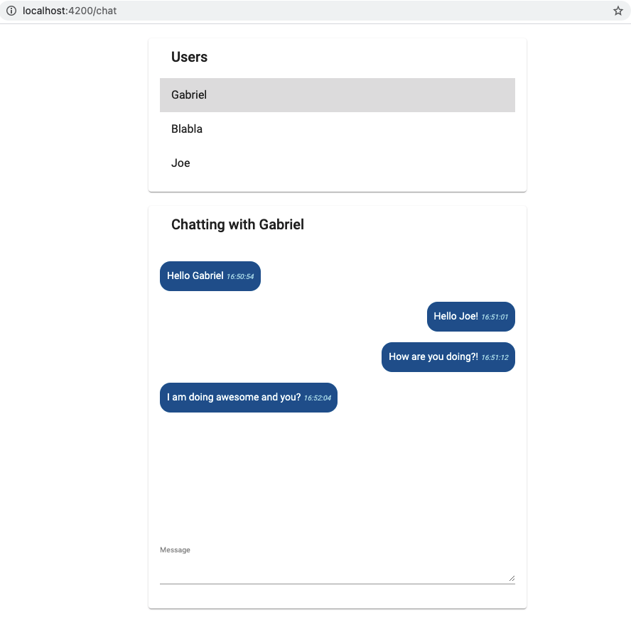 Realtime chat with flask, socket.io and angular | by Gabriel | Medium