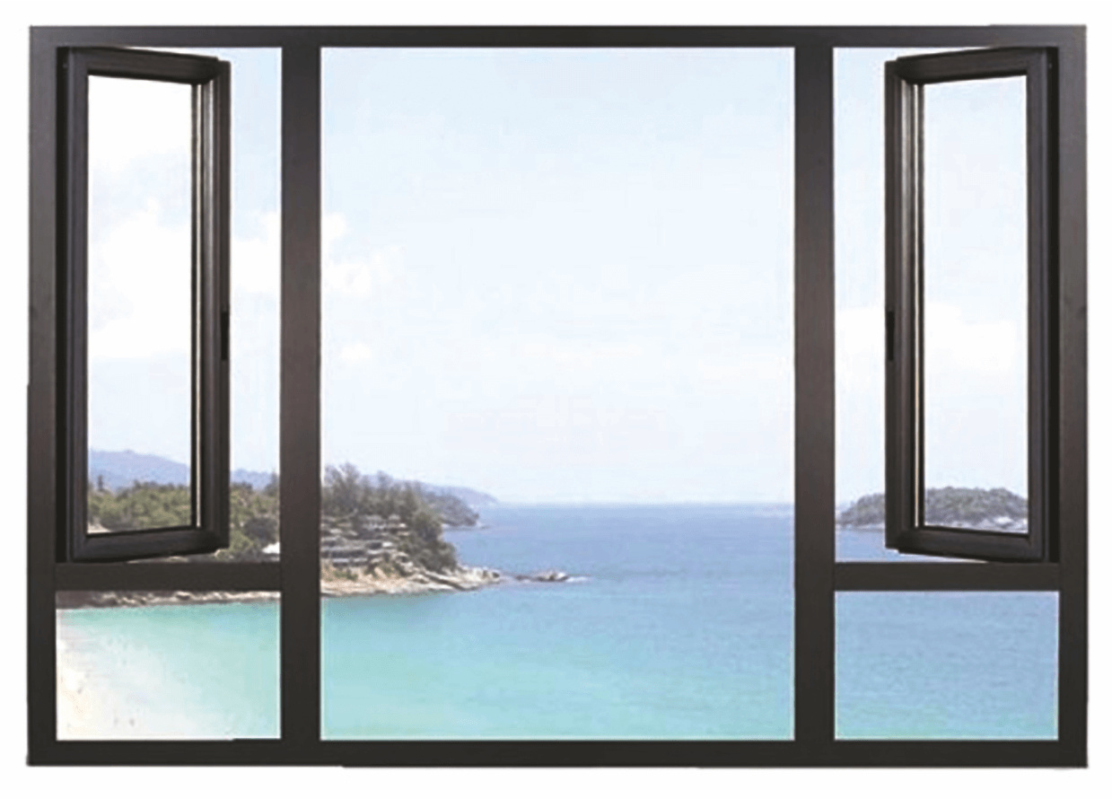 Aluminium Sliding Window attach with glass railing system in India | by ...