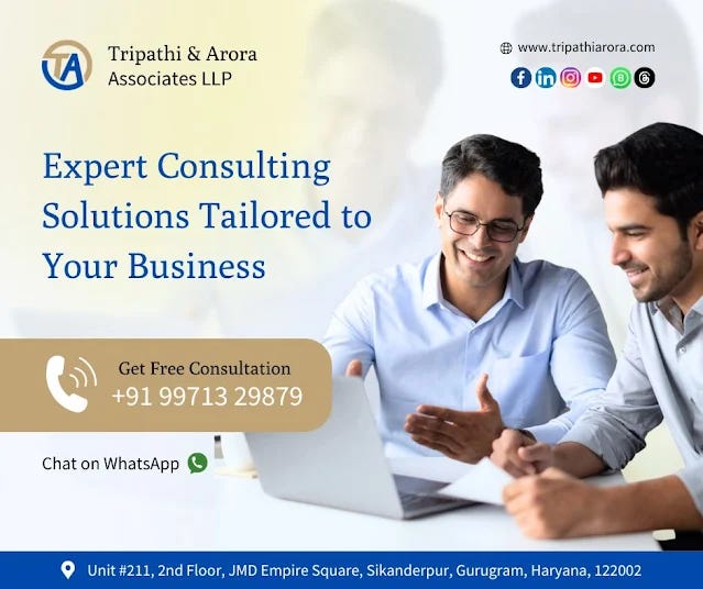 Private Limited Company Registration in Gurgaon: Tripathi & Arora ...