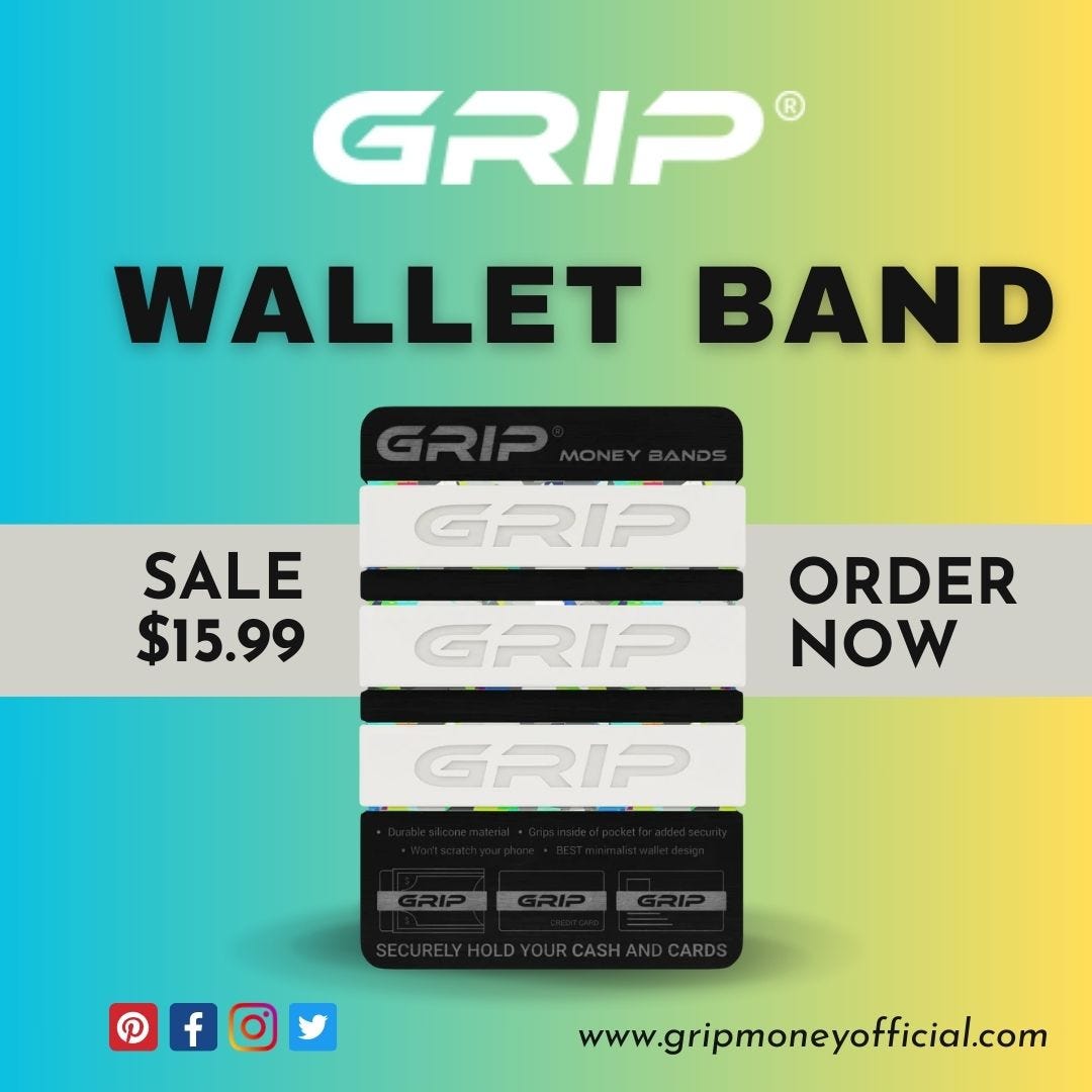 Discover Stylish Multi-Color Card Holder Bands for Sale | by Grip Money ...