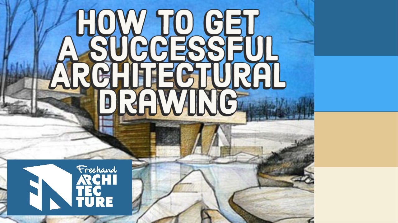 The Perfect Architectural Drawing Lesson — Freehand Architecture | by ...