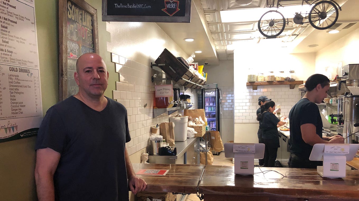 George Tenedios, CEO of Fresh&Co and Brad Grossman, Executive Chef | by food to eat | Medium