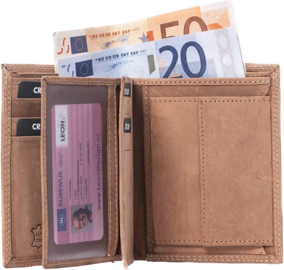 Leren Portemonnee Met Opdruk Nederland | Leondesign.nl - Design Leon ...