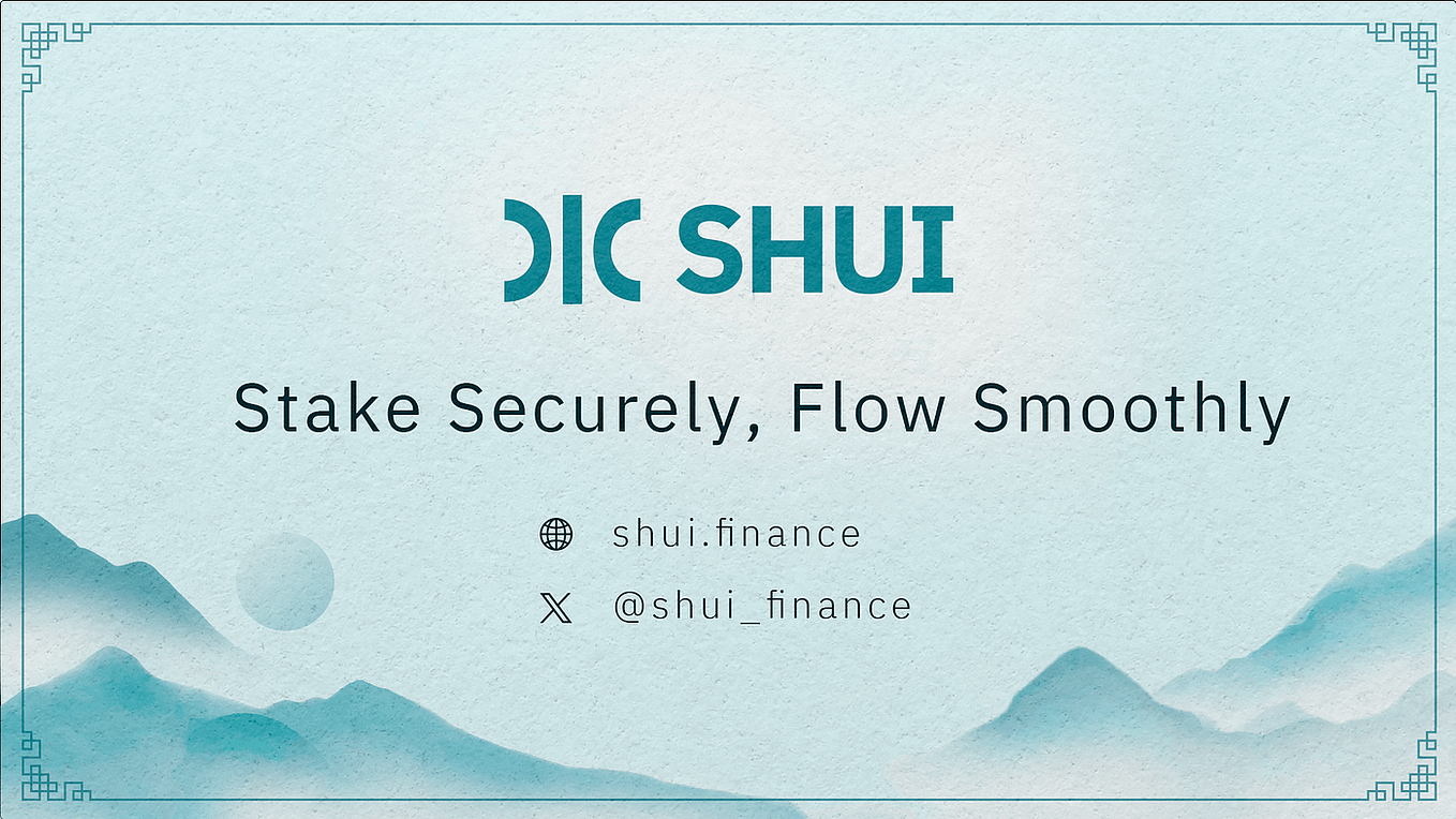 Introducing SHUI — A Conflux Liquid Staking Protocol | by SHUI | Medium
