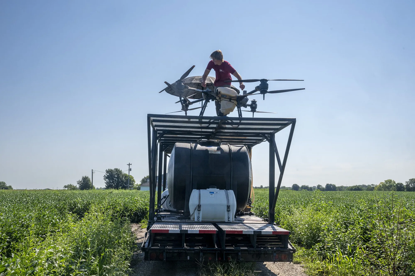 How are drones used in agriculture, and what benefits do they provide ...