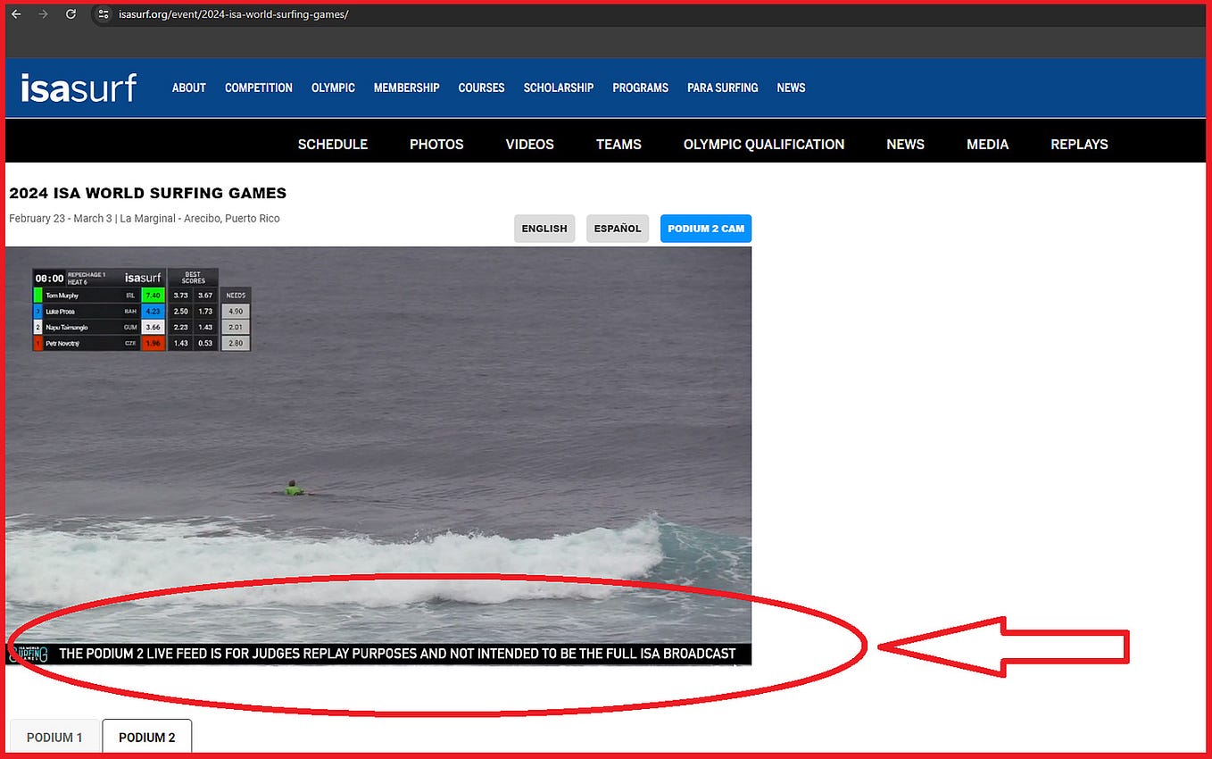 Technical Issues Plague Day 1 At The 2024 ISA World Surfing Games | by writinglamar | Medium ...