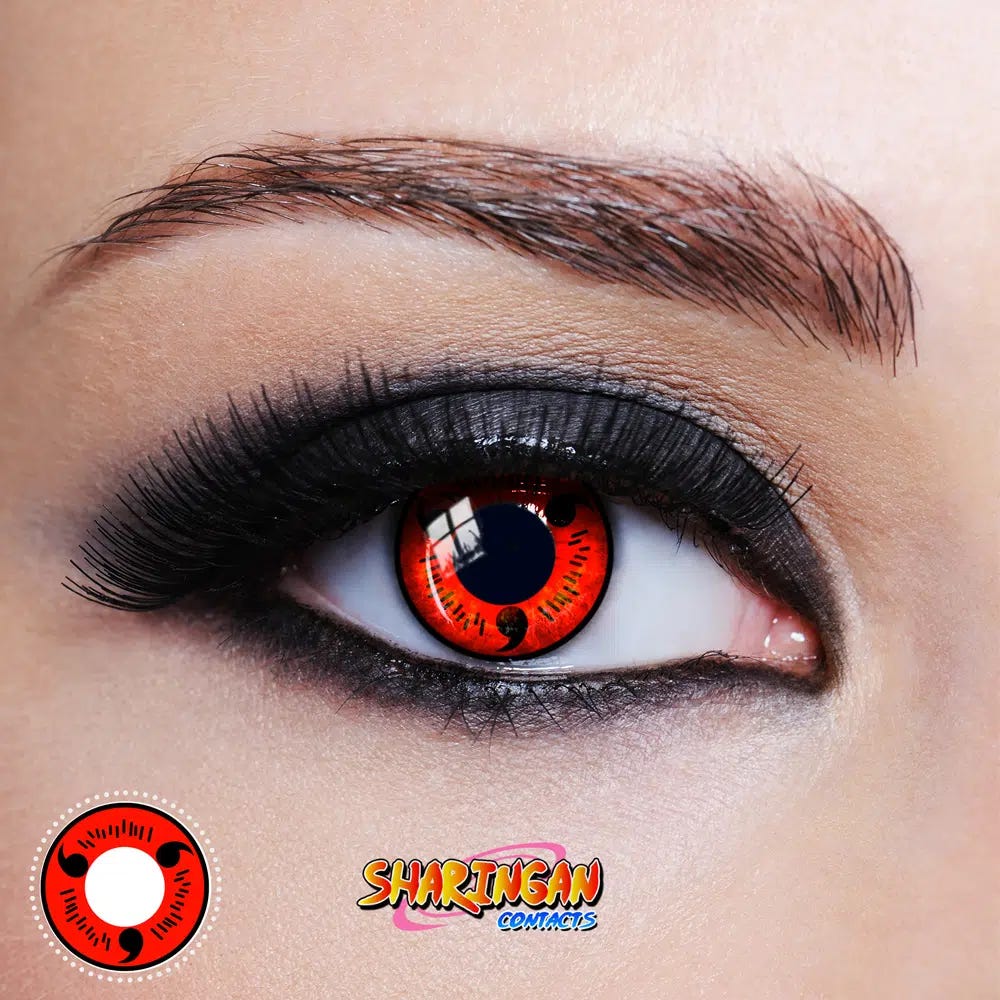Fully Activated Uchiha White Sharingan Contacts | by Sharingan Contacts ...