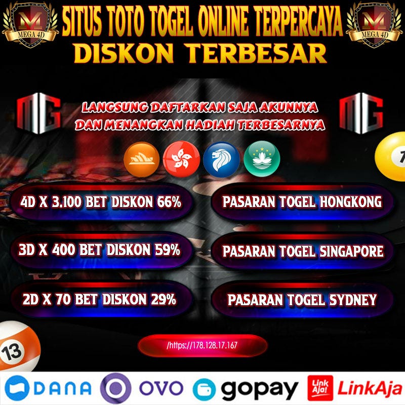 MEGA4D > Situs Toto Togel Online Terbaik Dan Terbesar Di Indonesia | by Situs Togel Terpercaya ...