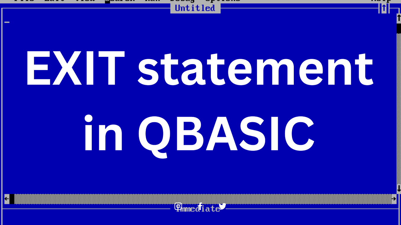 File Handling in QBASIC. We use computers to handle large… | by Gpjhiman | Medium