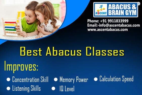 Best Abacus and brain Gym Classes in India | Ascent Abacus - Ascent ...