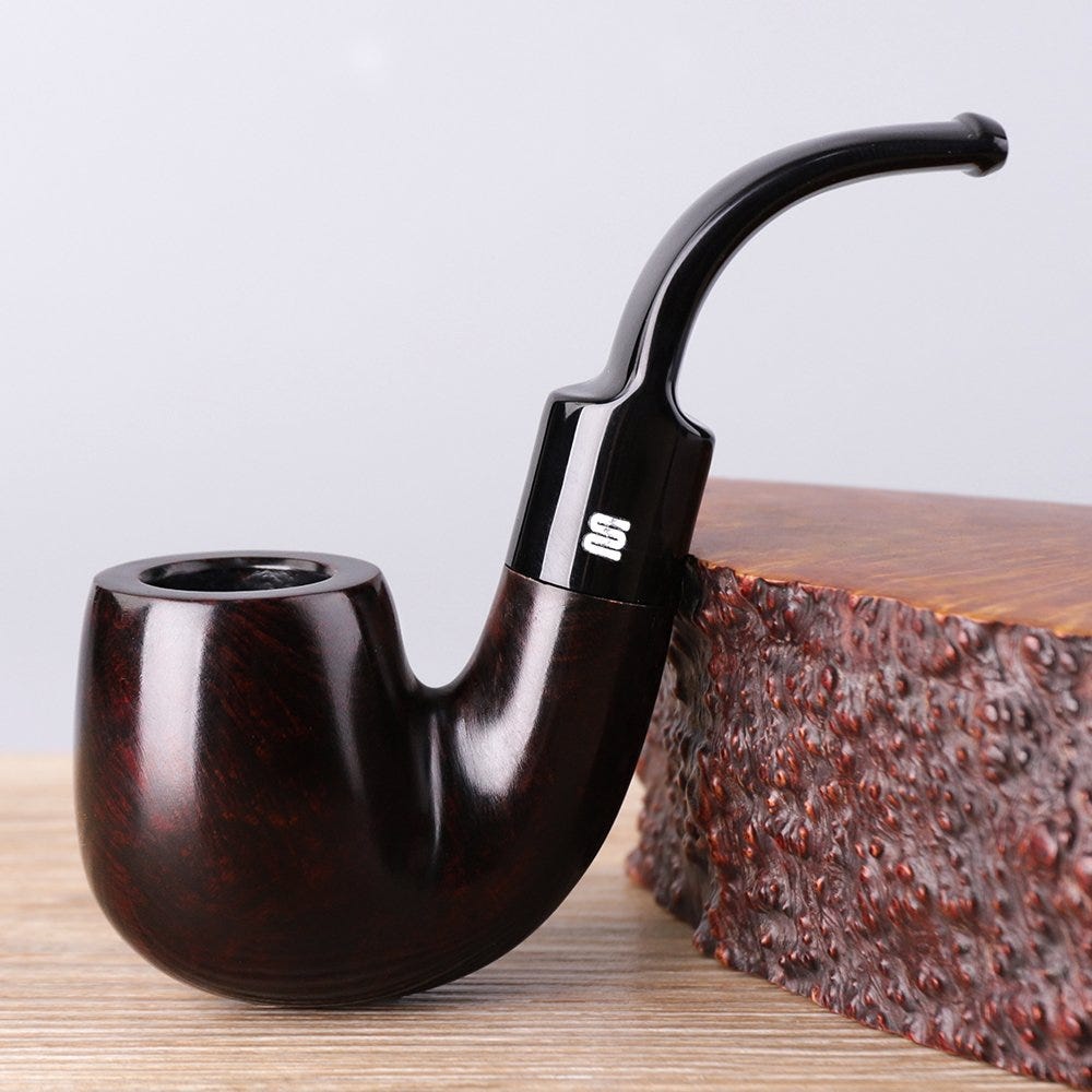 Sherlock Holmes Full Bent Briar Pipe with 9mm Filters | by Fsfsdfb | Medium