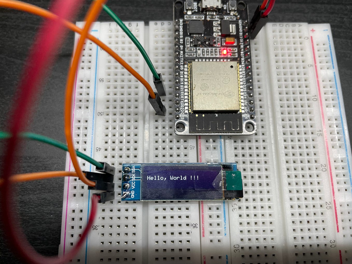 Blinking built-in LED on ESP32. Welcome to my first Embedded System ...