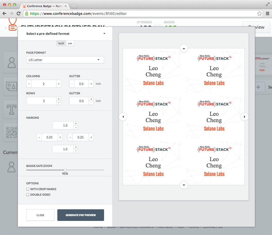 How To Create and Print Name Badges From an Excel Spreadsheet | by Conference Badge | Conference ...