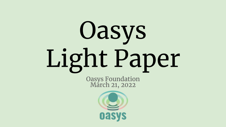 The “Oasys” is Ready For the Gaming Community to Enter the Blockchain ...