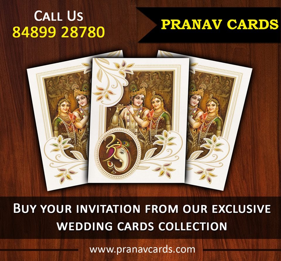 Choose Best Wedding Card To Make Your Wedding Colourful | by Pranav ...