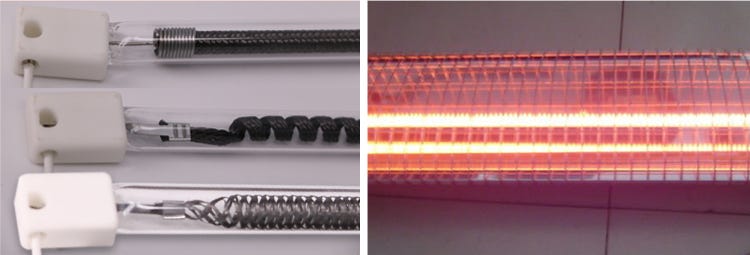 Goldisgood Φ12mm 220V 1000W U-shaped Infrared heat lamps - Zhang Fiona ...