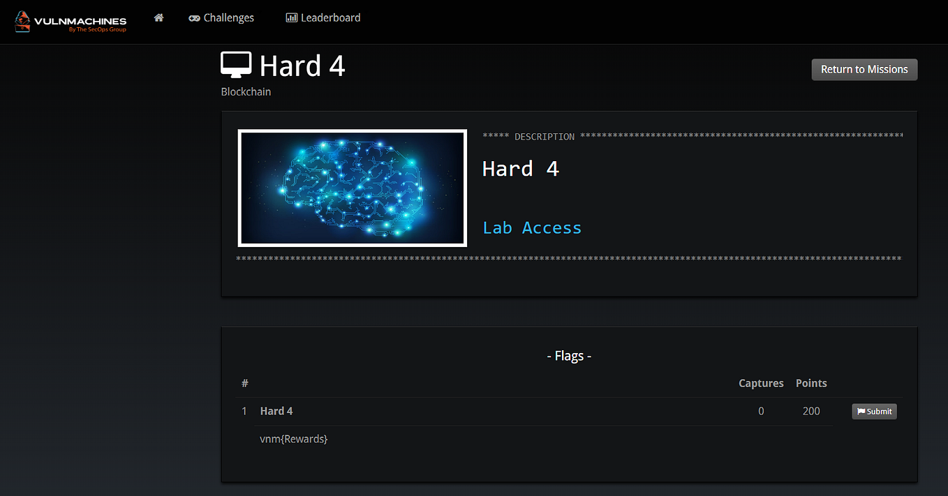 Warm-up Task 3 Blockchain vulnmachines walkthrough | by Vulnmachines ...